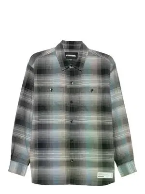 NEIGHBORHOOD Check-pattern Long-sleeve Shirt - Grey