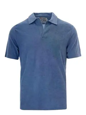 MC2 SAINT BARTH Jeremy Buttonless T-shirt - Blue