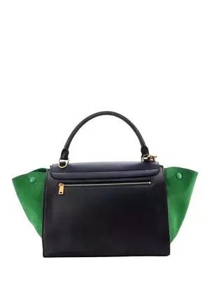 Celine Celine Tricolor Trapeze Satchel Multicolour