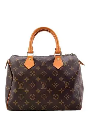 LOUIS VUITTON Speedy Satchel Monogram Canvas 25 - Brown