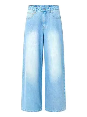 METALWOOD STUDIO Faded Wide-leg Jeans - Blue