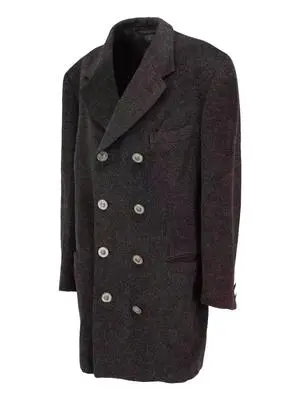 Versace Double-breasted Coat - Grey