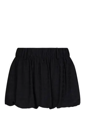 Missoni Crochet-knit Bubble Hem Mini Skirt - Black