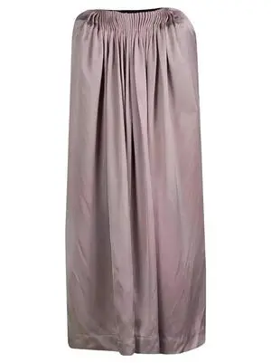 Stella McCartney Silk Strapless Midi Dress - Pink
