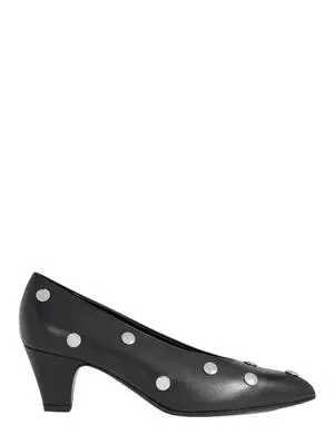 Bally Studded Leather Pumps - Black