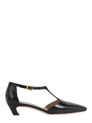 Bally Symira Leather Mary Jane Pumps - Black