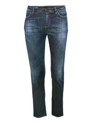 Max Mara Crystal Embellished Jeans - Blue