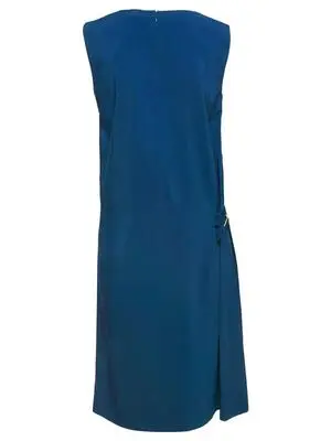 Etro Sleeveless Embroidered Panel Dress - Blue