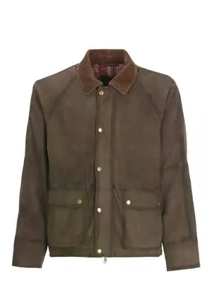 THE JACK LEATHERS Norfolk Suede Jacket - Brown