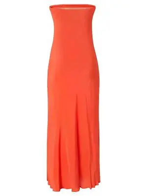 PINKO PINKO Strapless Satin Finish Dress
