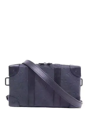 LOUIS VUITTON Soft Trunk Monogram Crossbody Bag - Grey