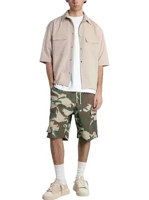 STATE OF ORDER Short-sleeved Flap-pocket Shirt - Neutrals