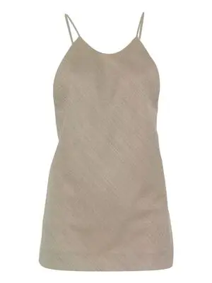 Calvin Klein Calvin Klein Collection Beige Sleeveless Top Neutrals