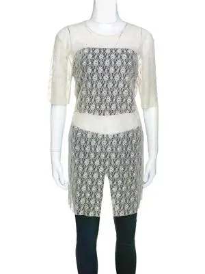 Stella McCartney Lace Patterned Top - Neutrals