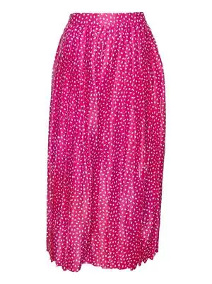 Off-White Pleated Trousers - Pink
