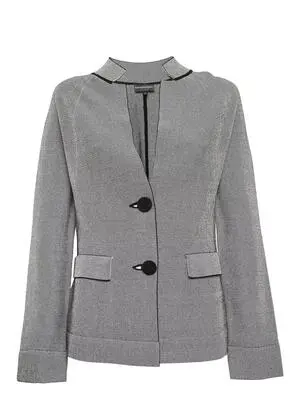 Emporio Armani Single-breasted Blazer - Black