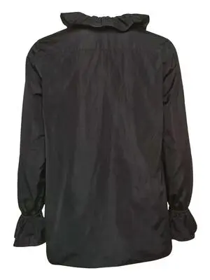 Stella McCartney Silk Blend Ruffled Blouse - Black