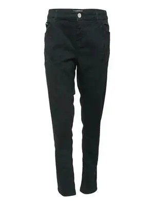 Maje Embroidered Floral Detail Trousers - Black