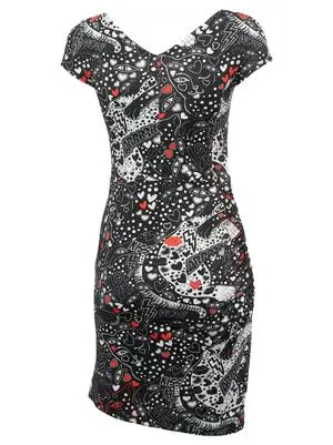 Just Cavalli V-neck Dress - Black