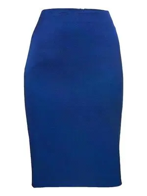 Emporio Armani Textured Pencil Skirt - Blue