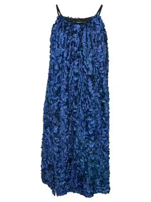Giorgio Armani Sleeveless Midi Dress - Blue