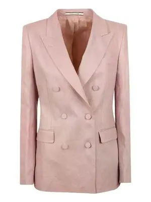 Tagliatore Double-breasted Peak-lapel Blazer - Pink