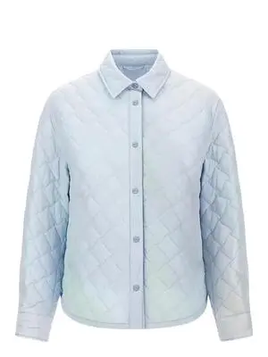 Herno Quilted Shirt Jacket - Blue