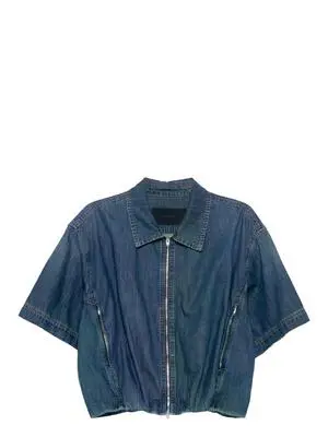 JUUN.J Denim Zipped Jacket - Blue