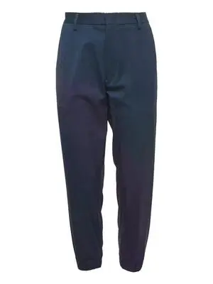 Kenzo Tailored Cotton Trousers - Blue