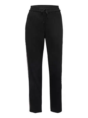 Kenzo Linen Drawstring Trousers - Black