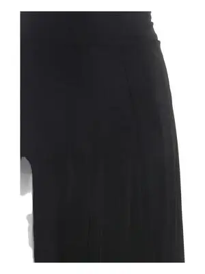 Roberto Cavalli Gathered Midi Skirt - Black