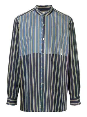 PORTS V Striped Shirt - Blue