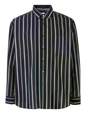PORTS V Two Tone Shirt - Blue