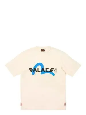 PALACE X Evisu Logo-print T-shirt - White