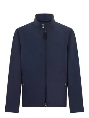 Gant High-neck Zip-up Jacket - Blue