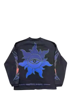 GODSPEED U.a.p Graphic-print Long-sleeve T-shirt - Black