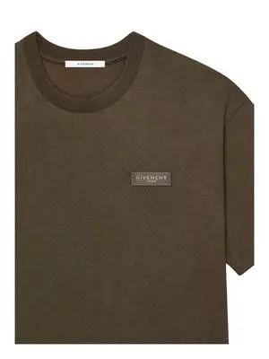 Givenchy Logo-patch T-shirt - Brown