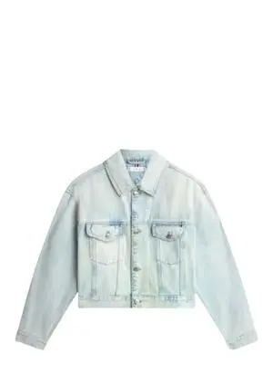 TOMMY HILFIGER Tommy Hilfiger Logo Embroidered Denim Jacket