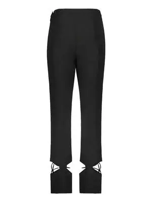 ELLERY Embellished Cut-out Trousers - Black