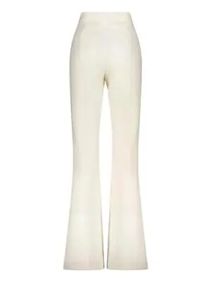 ELLERY High-waisted Flared-leg Trousers - Neutrals