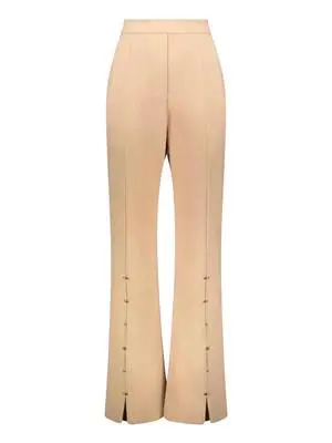 ELLERY Button-embellished Trousers - Brown