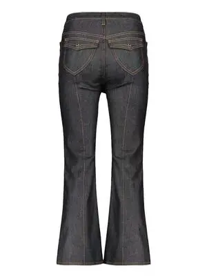 ELLERY Belted Flared Jeans - Blue