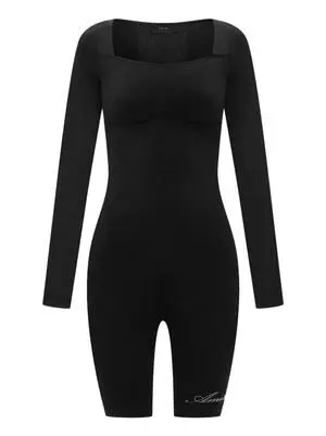 Amiri Seamless Long-sleeve Bodysuit - Black