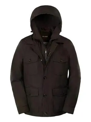 MOORER Ferri Bomber Jacket - Brown