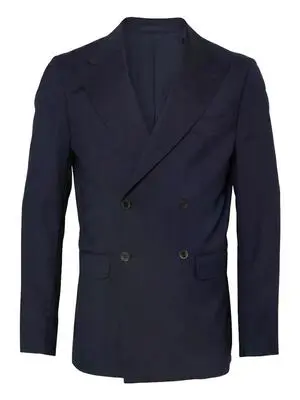 LOW BRAND Double-breasted Peak-lapel Blazer