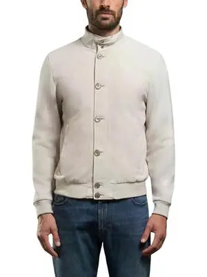 MOORER Fidani Bomber Jacket - Neutrals