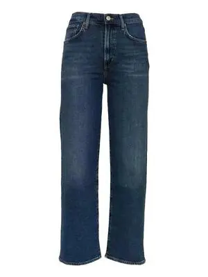 AGOLDE Harper Cropped Jeans - Blue