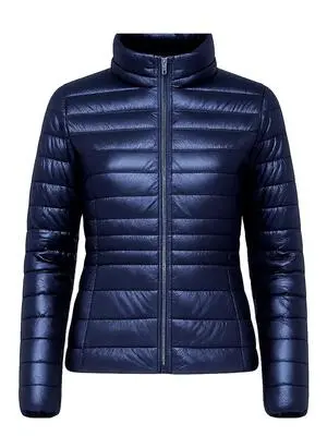 TANTRA SPAIN SL Navy Metallic Anorak Jacket - Blue