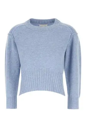 LOULOU STUDIO LOULOU STUDIO Crew Neck Sweater With Side Slit