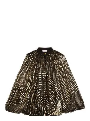 Emilio Pucci Iride Sequined Blouse - Black